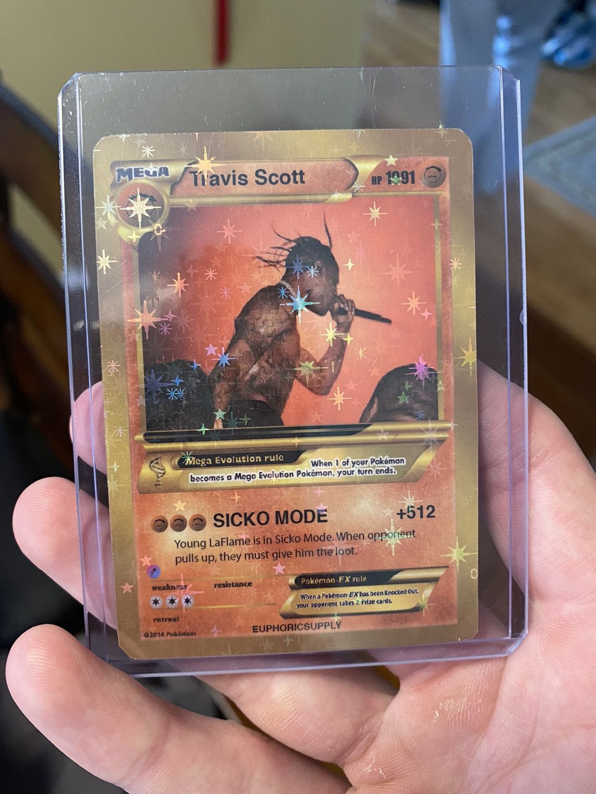 Travis Scott Euphoric Supply Travis Scott Pokémon Card | Grailed