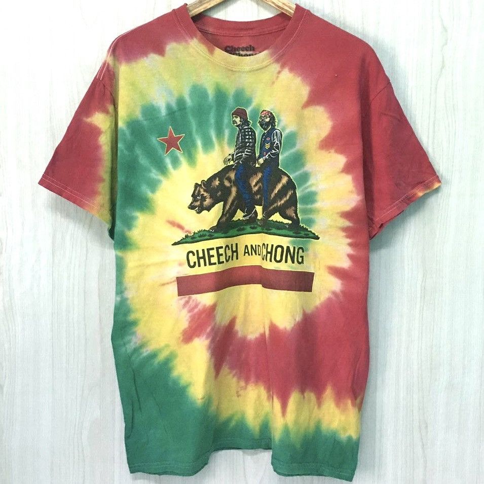 Vintage CHEECH AND CHONG TYE DYE T-Shirt | Grailed