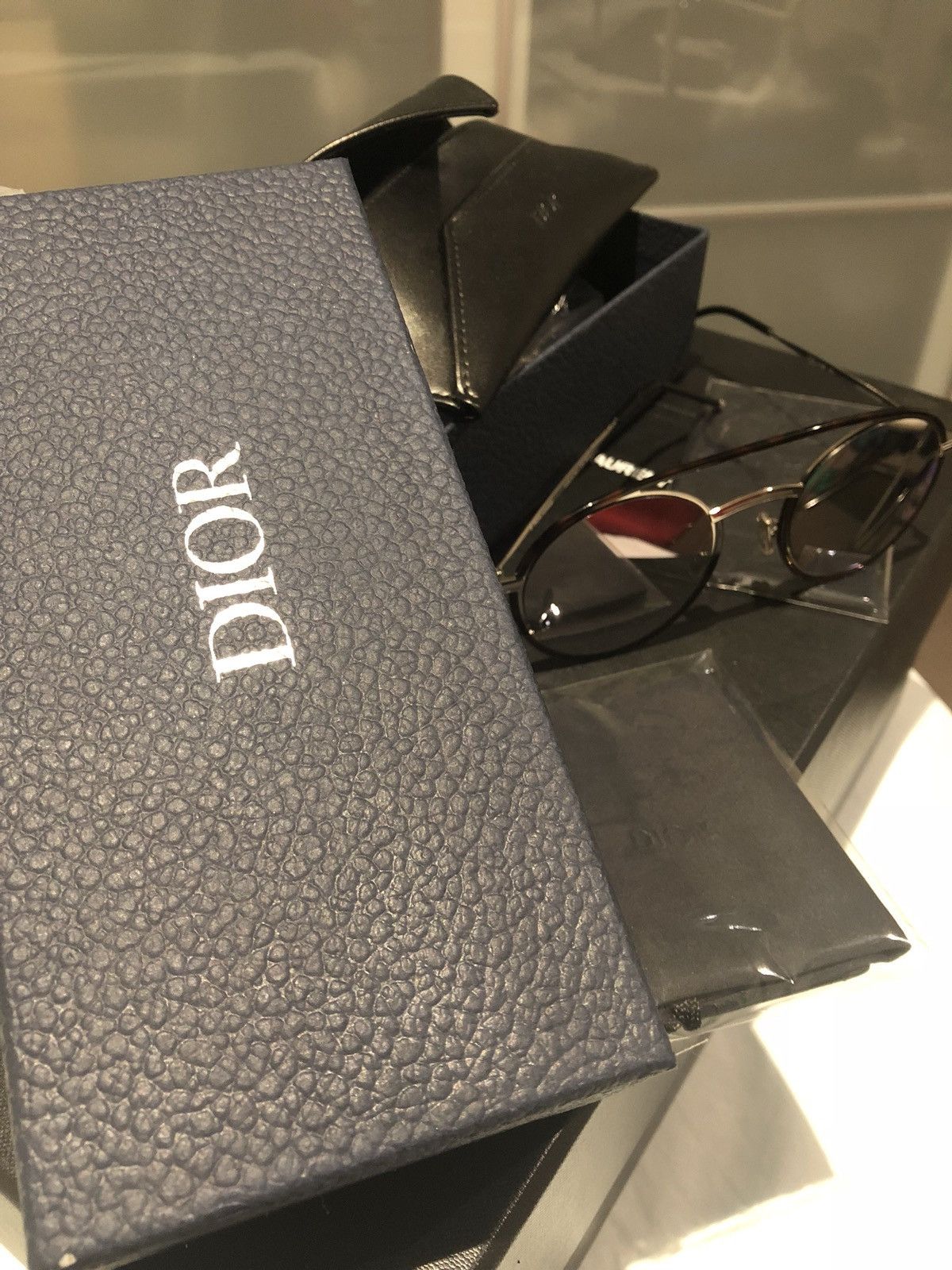 Dior Dior Logo Reflective Sunnies | Grailed
