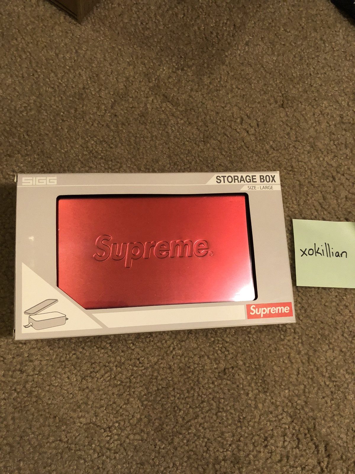 Supreme SIGG Large Metal Box Plus | Grailed