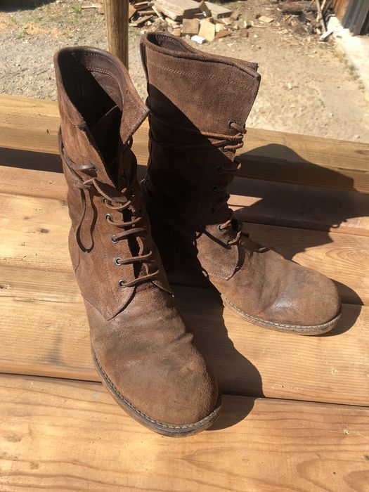 Ma+ Original 7 hole boots reverse guidi leather w/ boot cover | Grailed