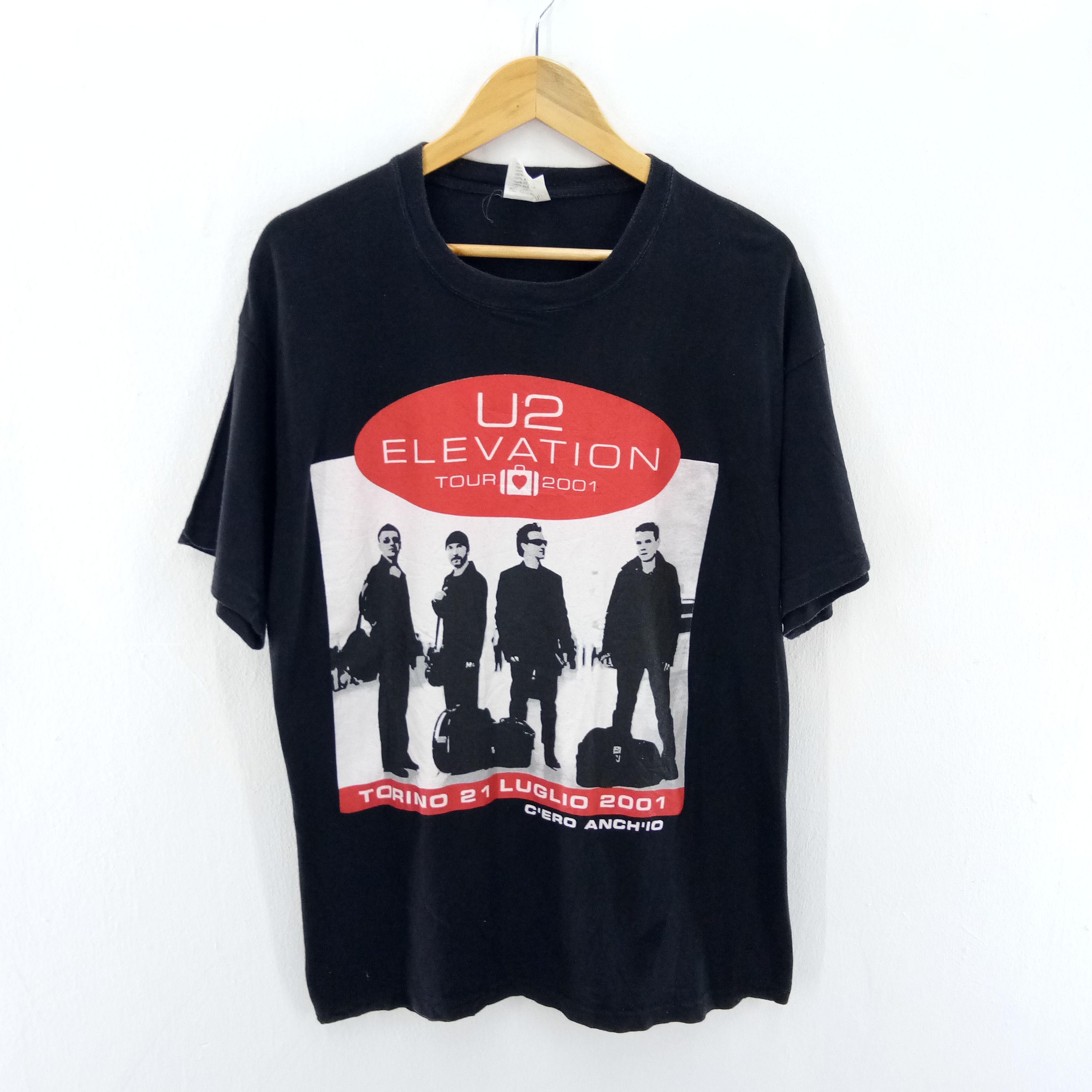 Band Tees × Tour Tee × Vintage Vintage U2 Elevation Tour T-Shirt | Grailed