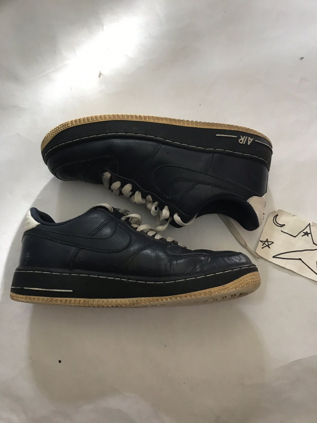 Nike 2009 Air Force 1 AF1 Navy Blue Sneakers CLEAN Rare Colorway | Grailed
