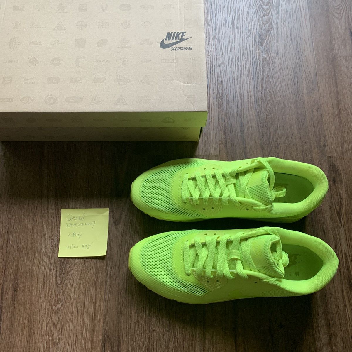 Nike Air Max 90 HYP PRM Hyperfuse Volt green US9.5 | Grailed
