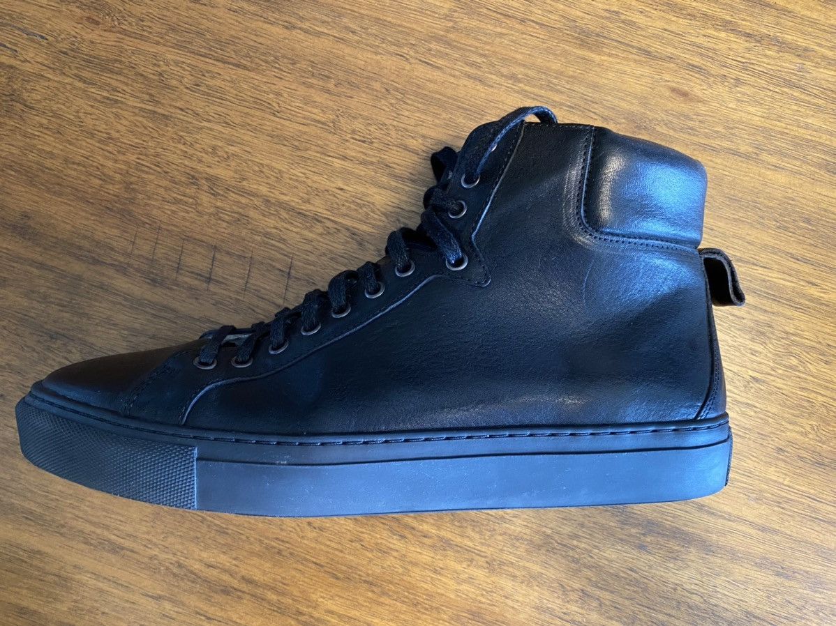 Other Alphakilo Black Leather Sneakers | Grailed