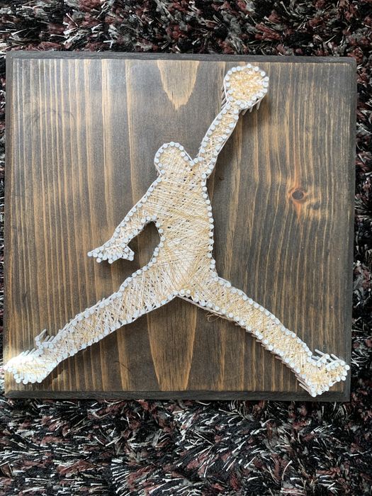 Nike Jordan logo string art | Grailed