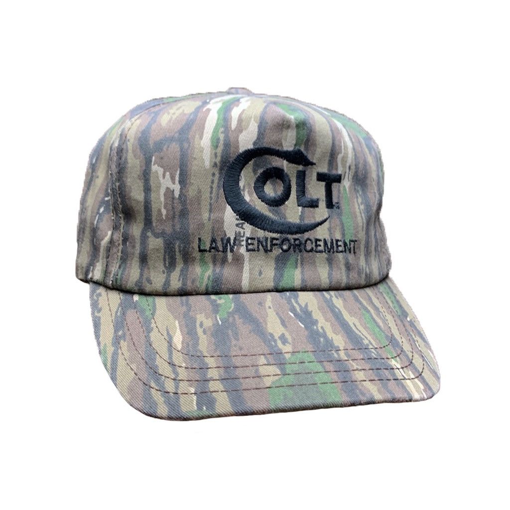 Vintage 🔥80s Colt Firearms Camo Trucker Hat | Grailed