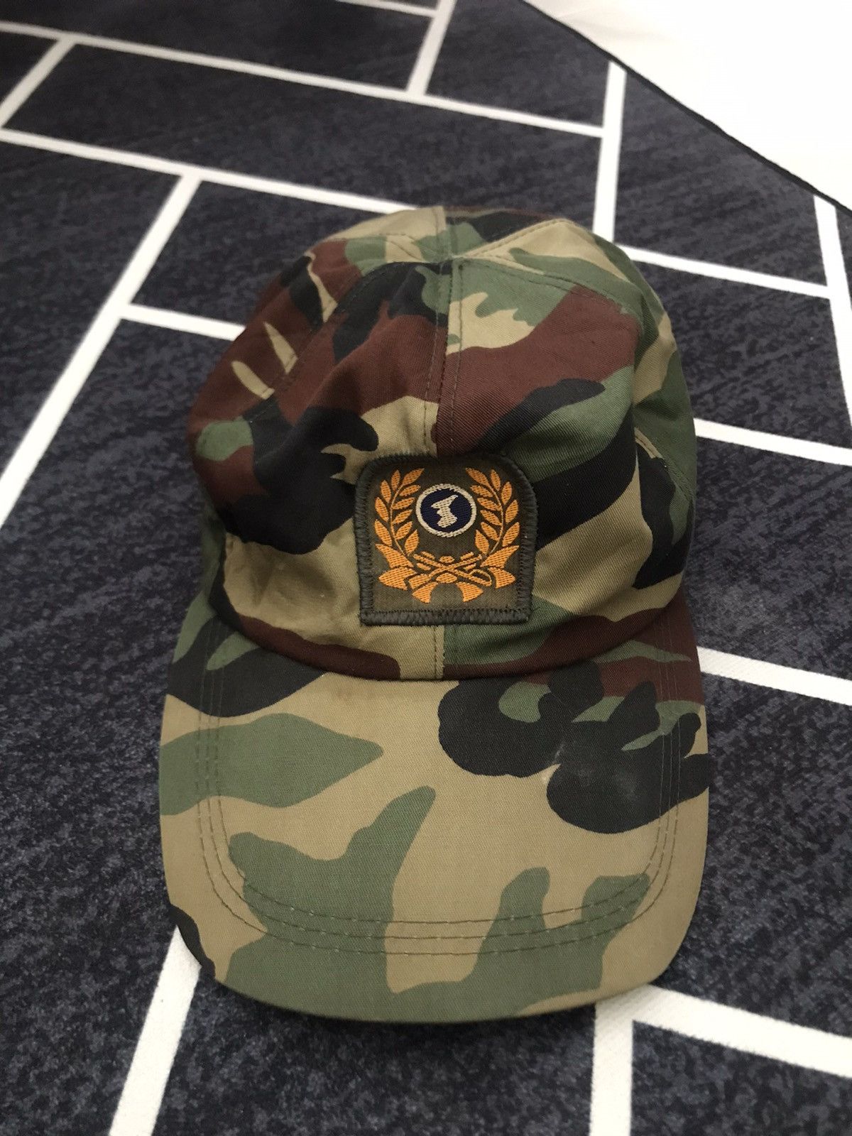 Military × Streetwear × Vintage Vintage Army camo tactical Cap Hat ...