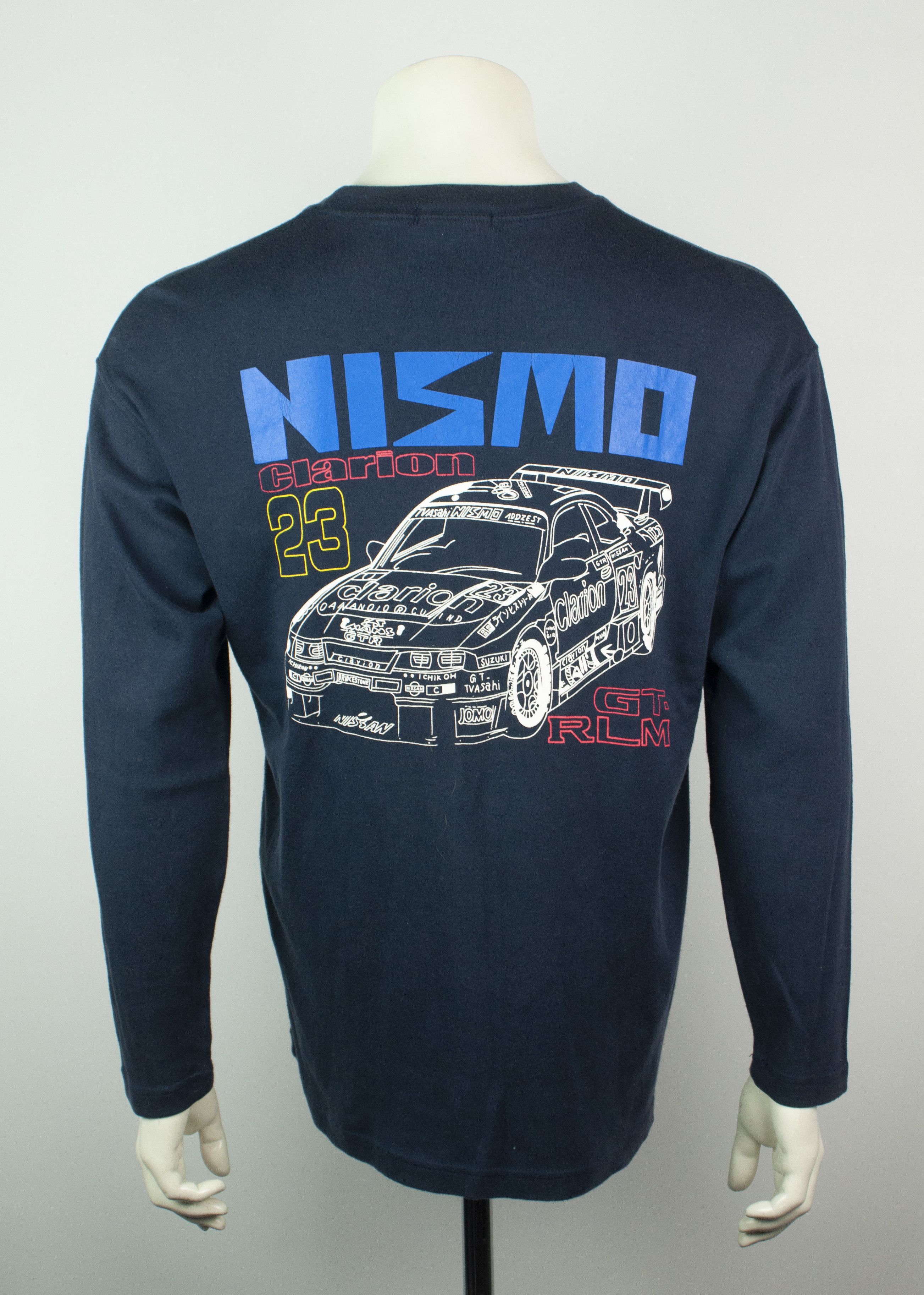Vintage Nissan Racing Team Nismo Clarion Gtr Lm Long Sleeve T Shirt ...