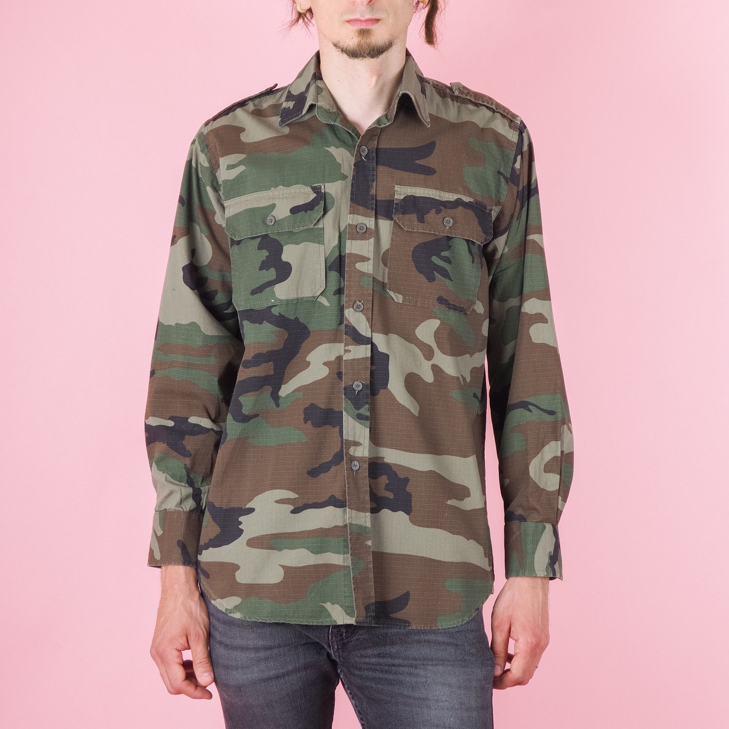 Mil Tec × Vintage Vintage Mil-tec military style shirt/Hunting Army ...