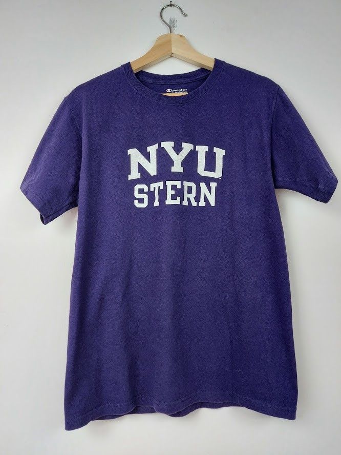 Champion × Vintage Vintage Champion NYU Stern T Shirt | Grailed