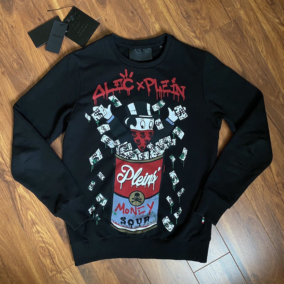 Alec Monopoly × Philipp Plein Philipp Plein x Alec Monopoly money soup ...