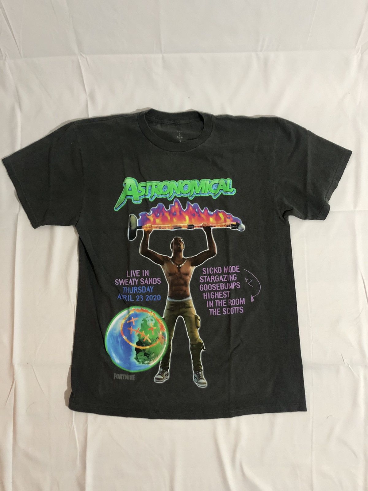 Travis Scott Travis Scott Fortnite Back Bling Tee | Grailed
