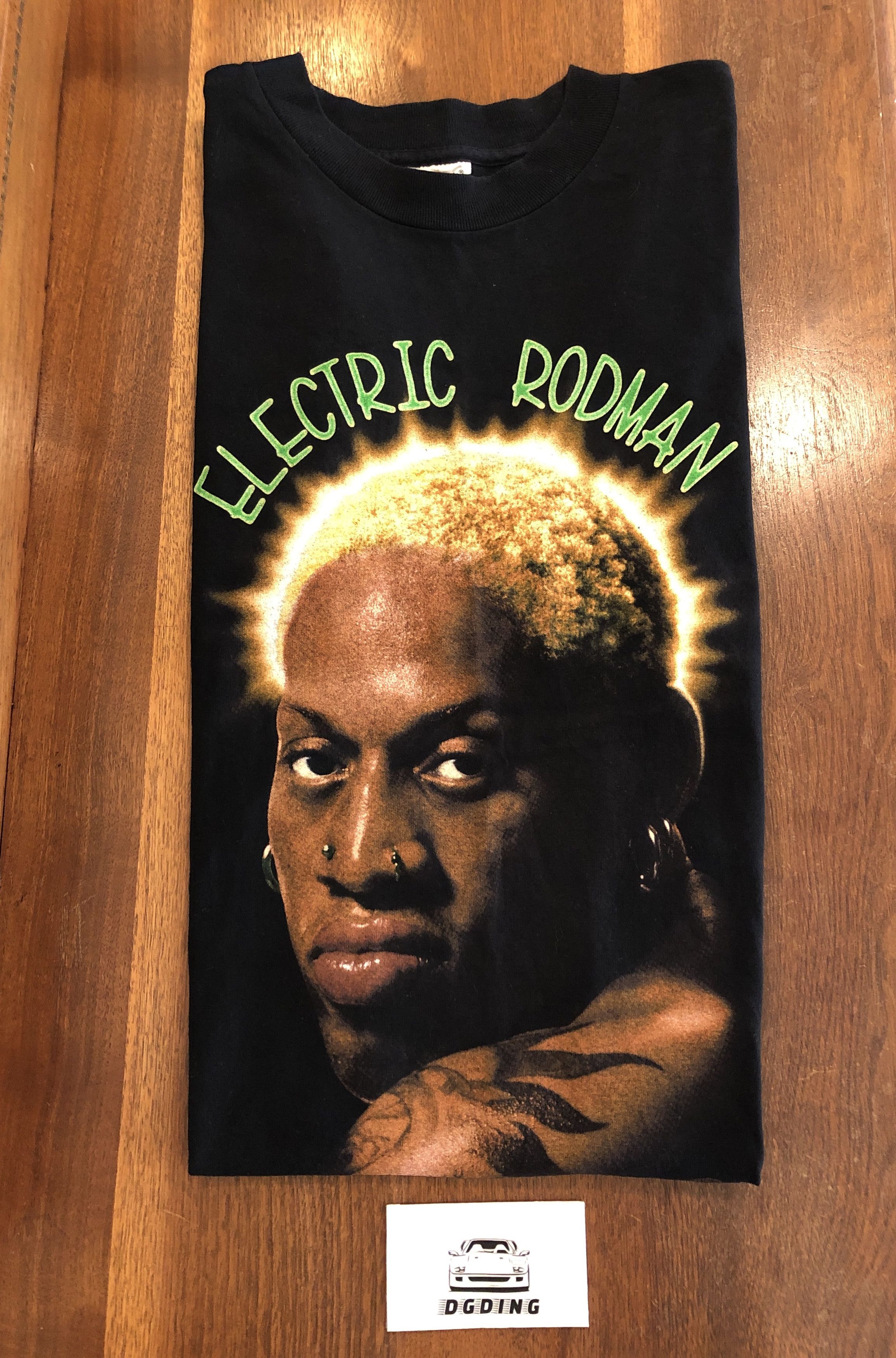 Vintage Vintage '97 Blue Hair Prod Dennis Rodman “Electric Rodman ...