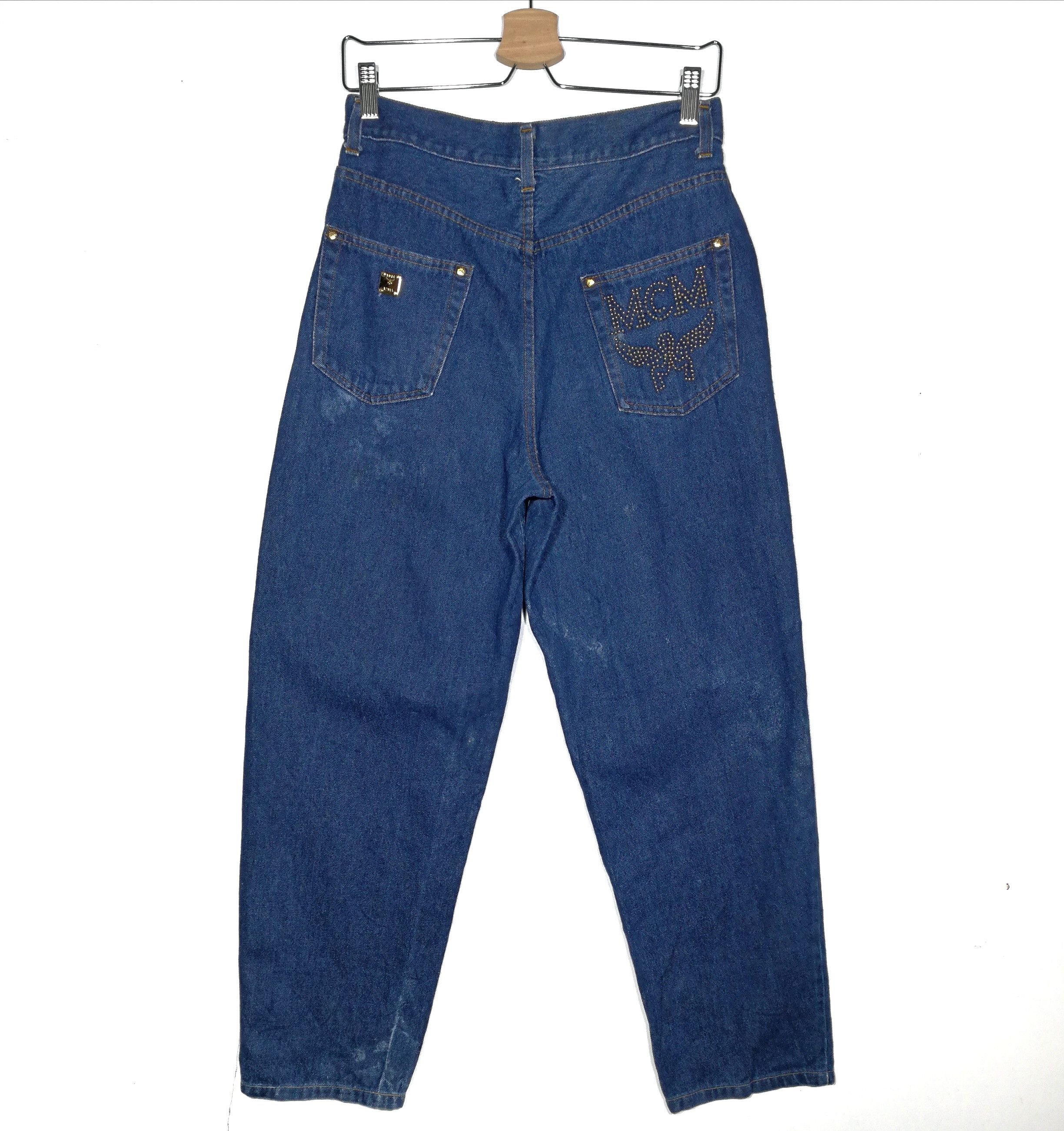 MCM × Vintage MCM jeans with rare logo vintage condition made in Italy ...
