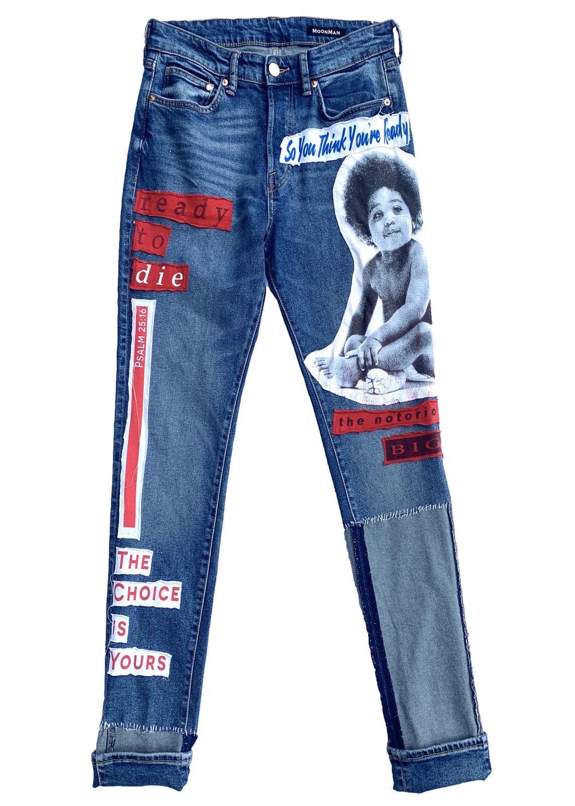 Custom × Vintage Notorious Big Tribute Denim | Grailed