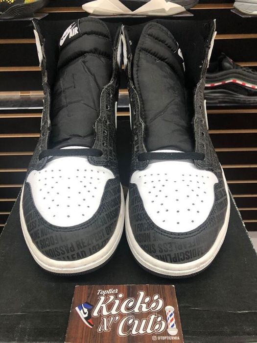 Jordan Brand Air Jordan 1 Retro High OG RE2PECT Derek Jeter 2017 | Grailed