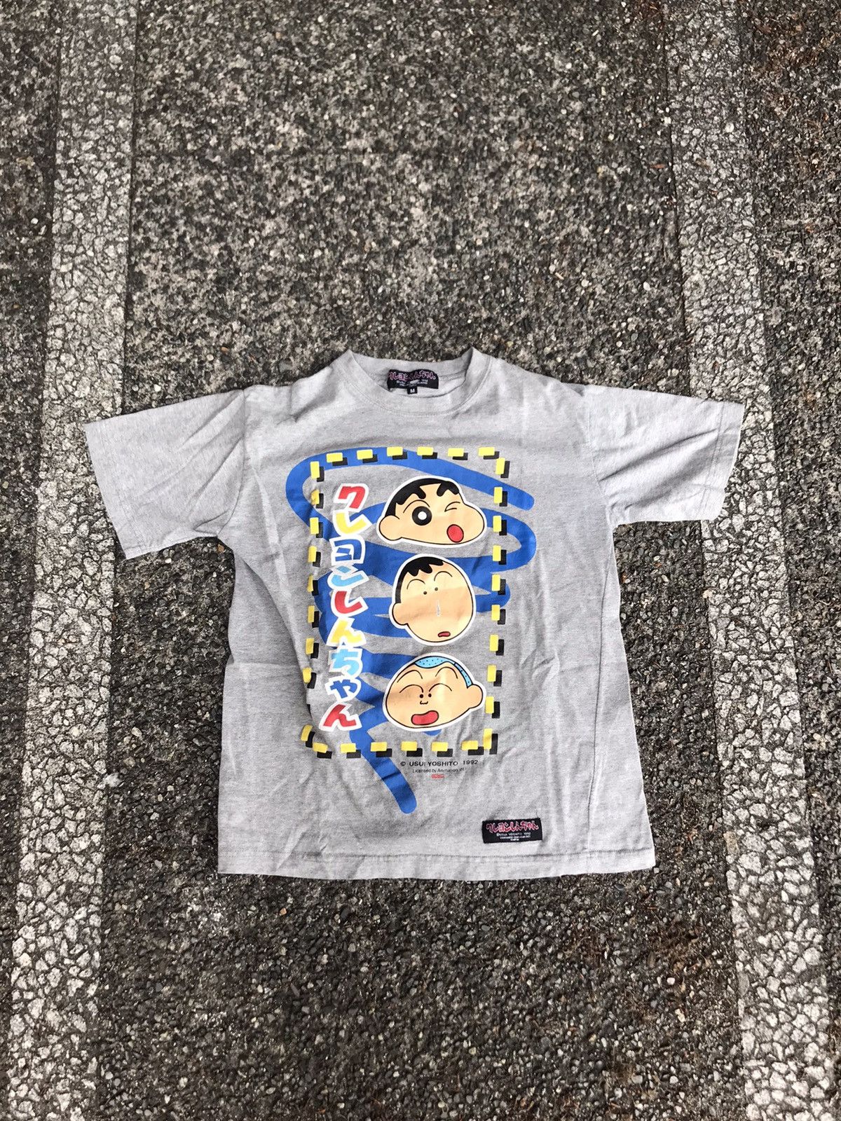 Hype × Japanese Brand × Vintage Vintage Shin-Chan Tee 1992 Anime Akira ...