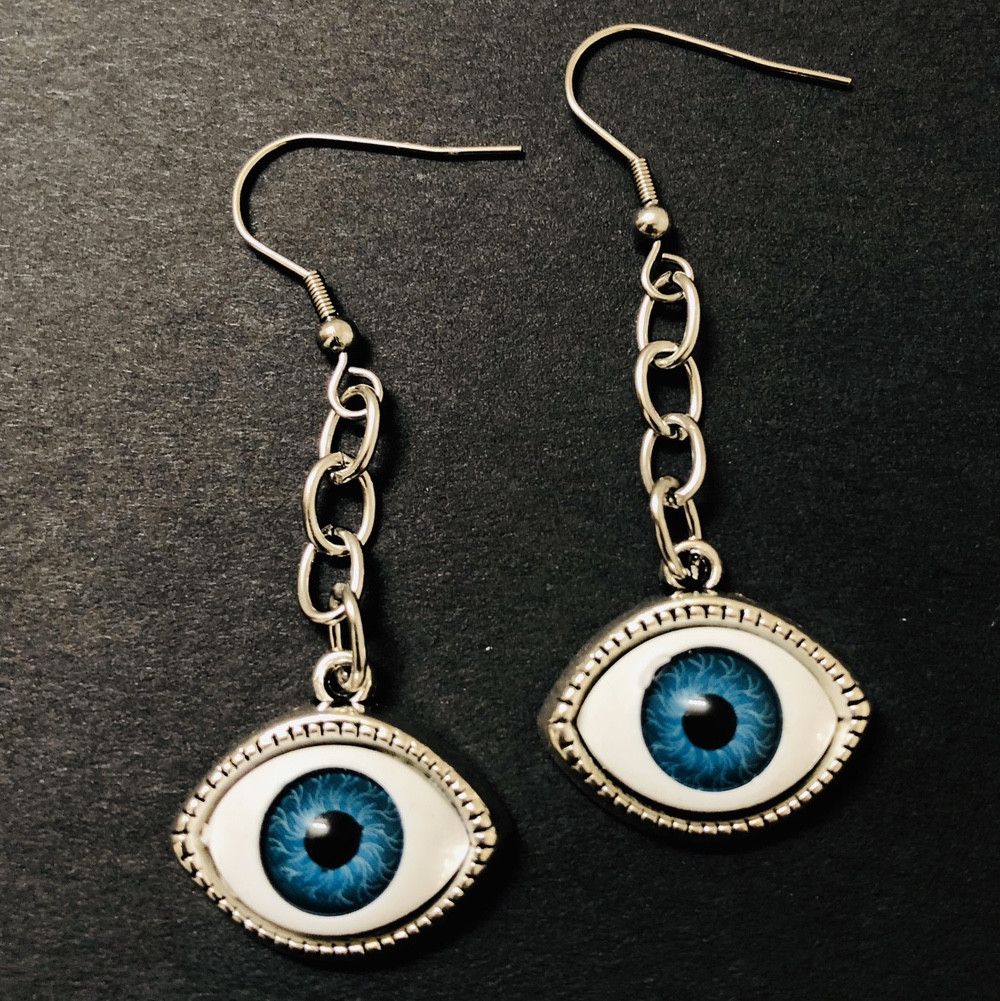 Rockers Super Sick Punk Gothic evil monsters Eye Earrings | Grailed