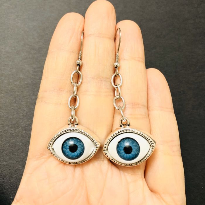 Rockers Super Sick Punk Gothic evil monsters Eye Earrings | Grailed