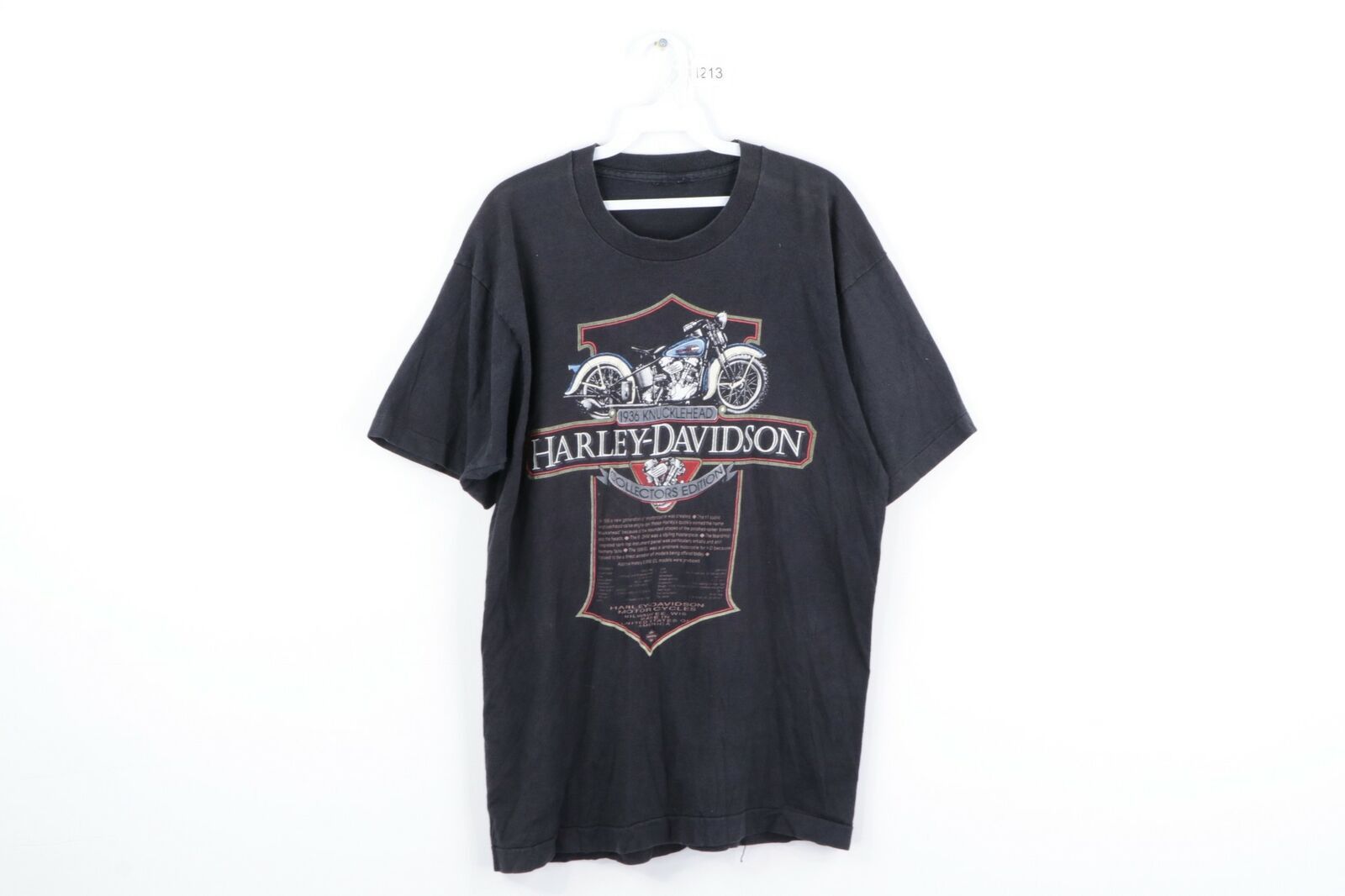 Harley Davidson × Vintage Vintage 90s Harley Davidson 1936 Knucklehead ...