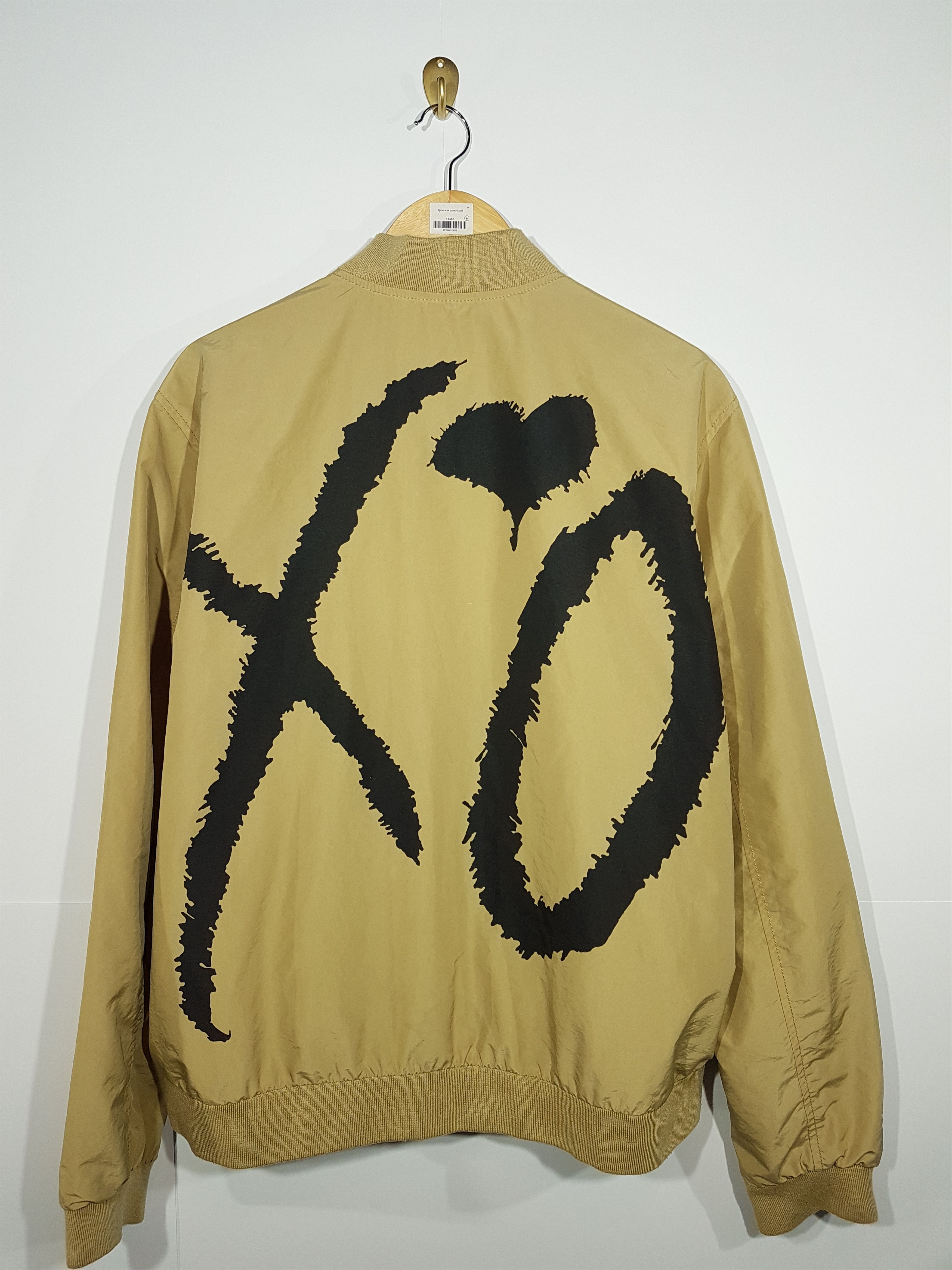 H&M × The Weeknd Almost New The Weeknd H&M XO Bomber Jacket Khaki Beige ...