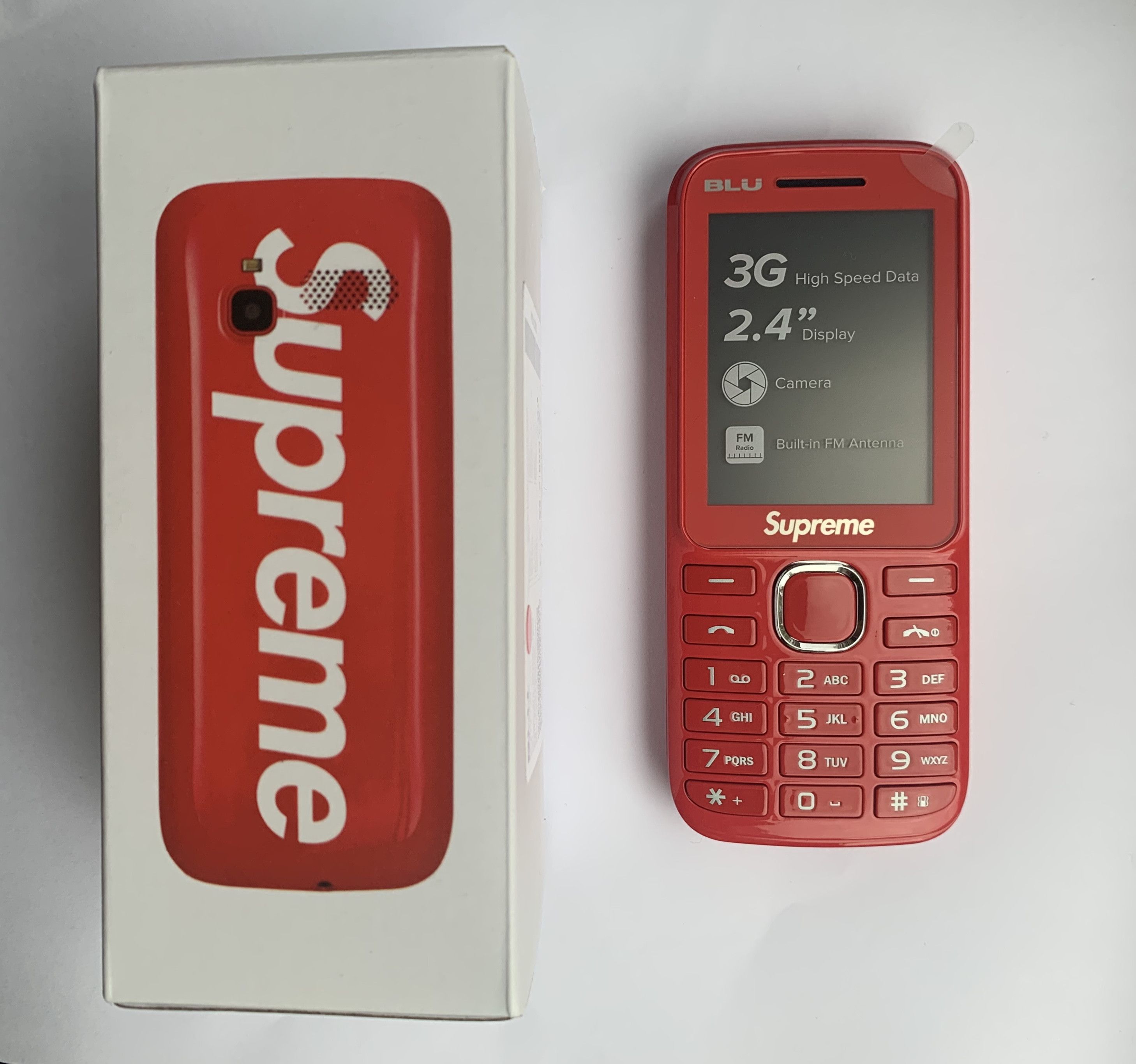 Supreme BLU Burner Phone | Grailed