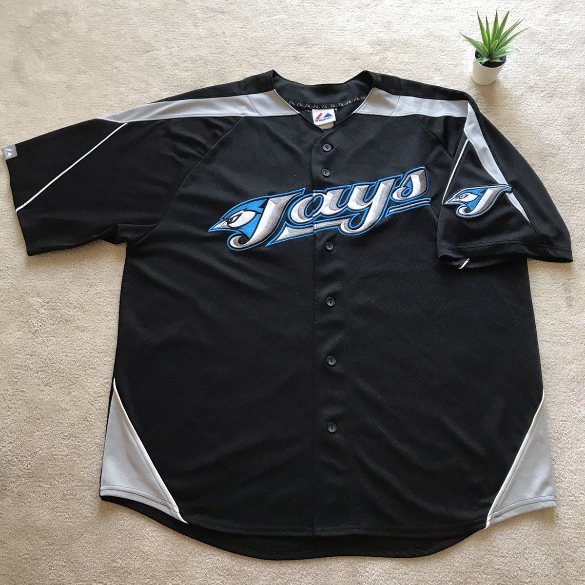 Vintage Vintage toronto blue jays black jersey travis | Grailed