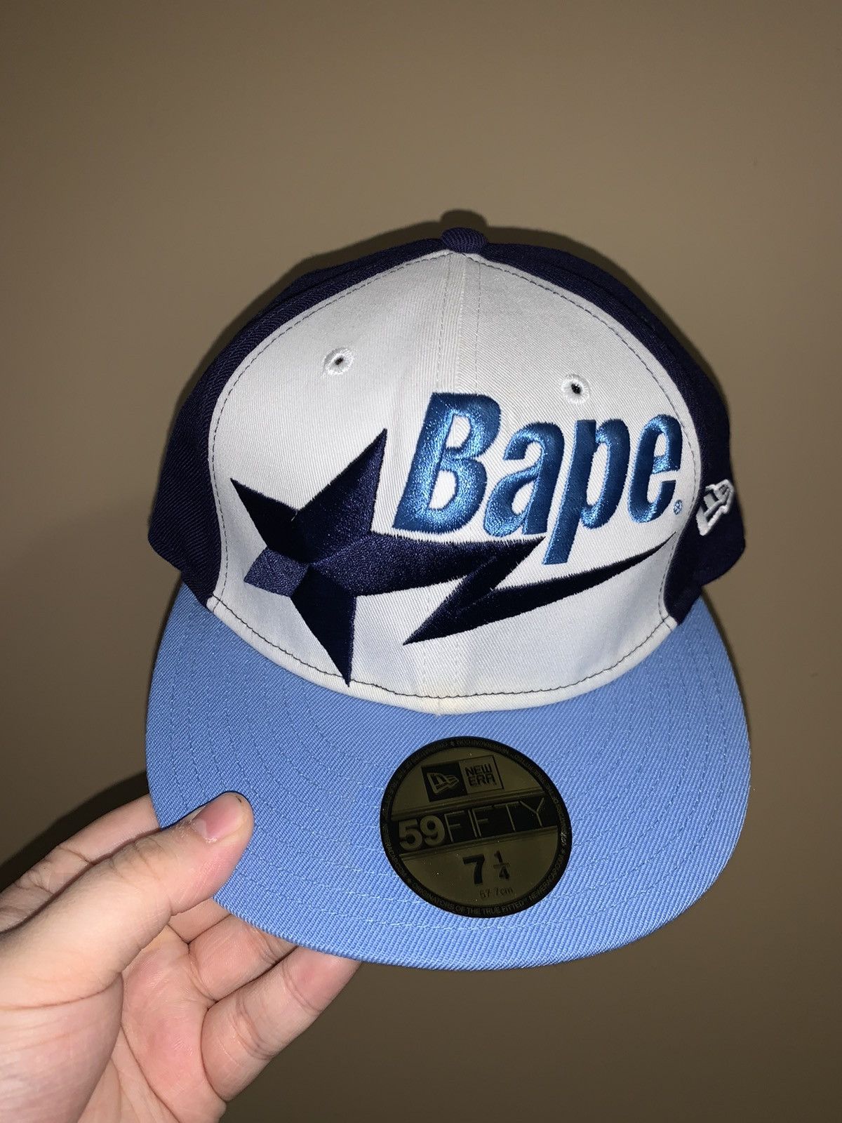 Bape × New Era Bape X New Era 08’ Blue Bapesta Hat | Grailed
