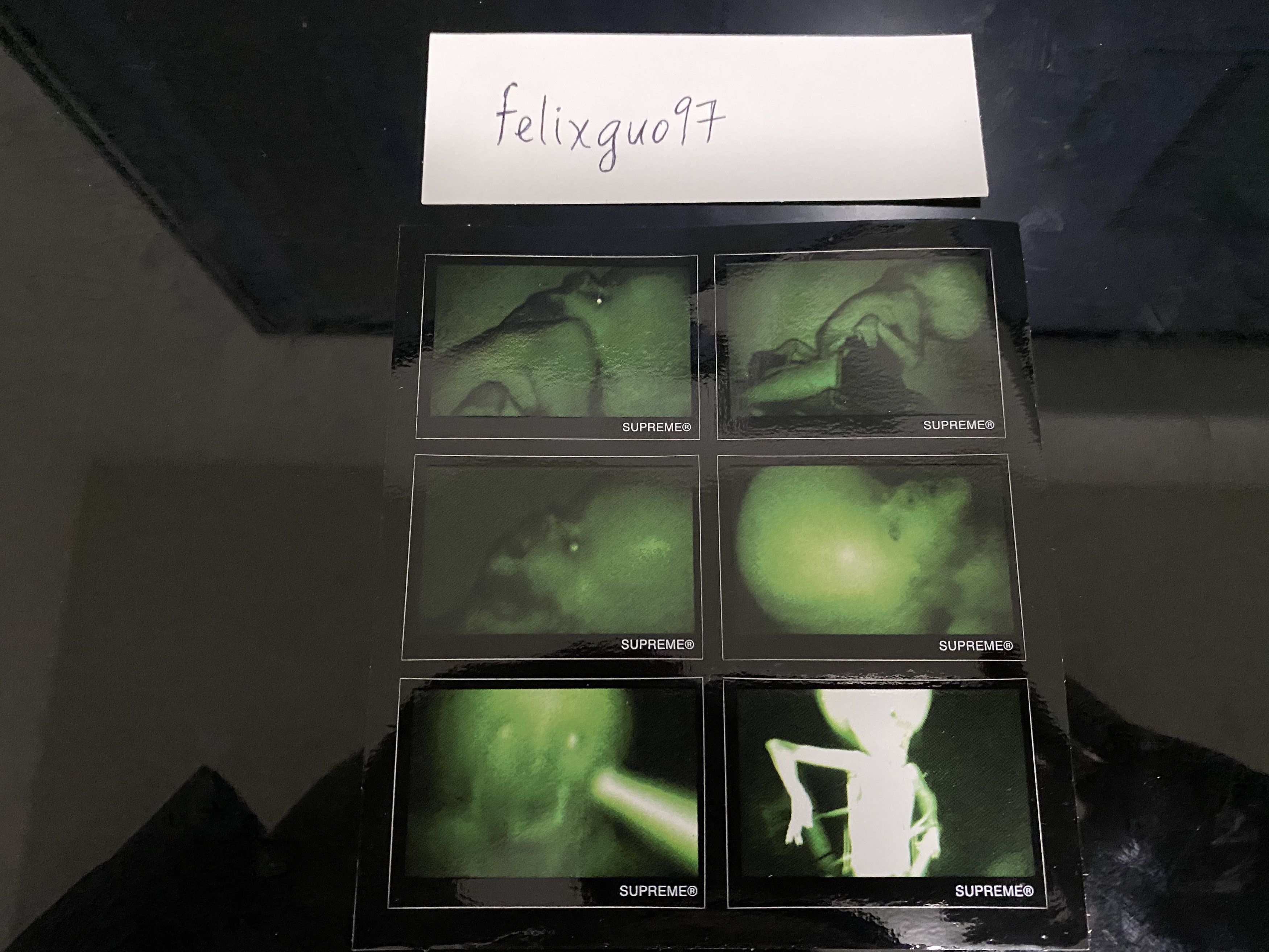 Supreme Chris Cunningham Rubber Johnny Sticker Pack | Grailed