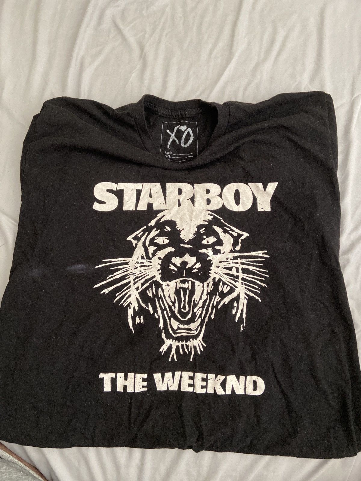 The Weeknd The Weeknd Starboy Tiger Tee, XO Socks | Grailed