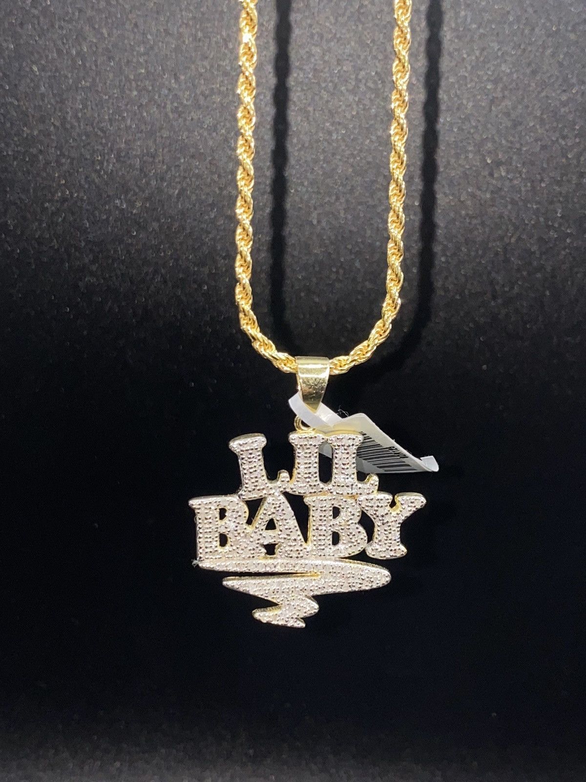 Diamond × Jewelry Real diamond Lil baby pendant | Grailed