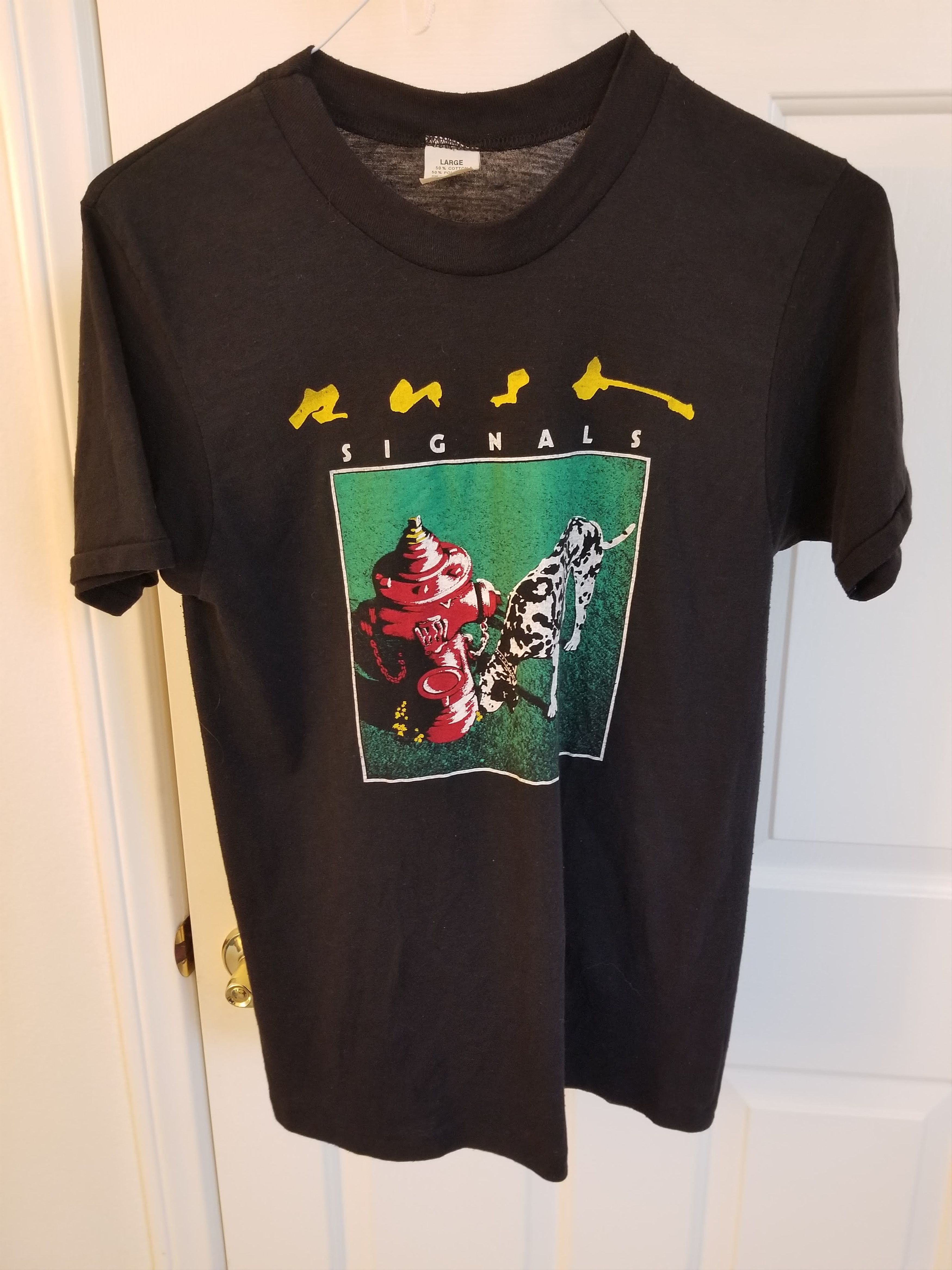 Band Tees × Vintage Vintage Rush Signals Shirt - Single Stitched ...