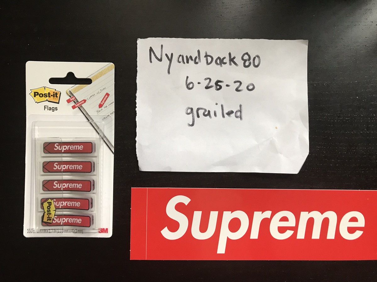 Supreme Post it Flags | Grailed