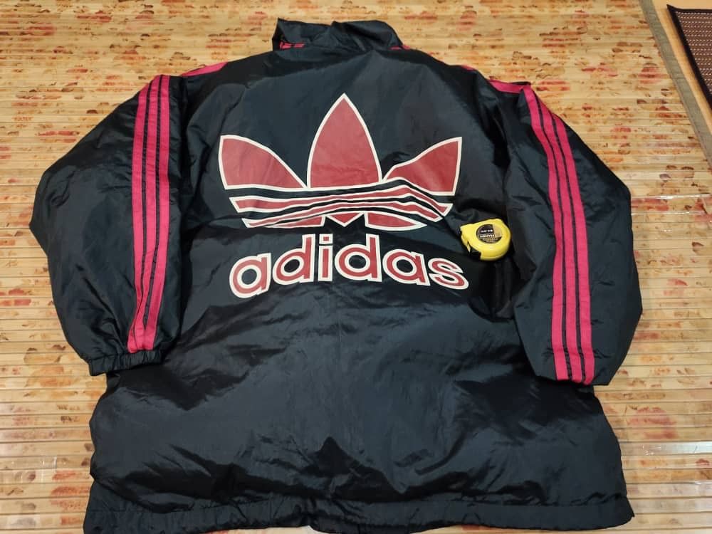 Adidas vintage adidas big logo tupac shakur hip hop trefoil japan | Grailed