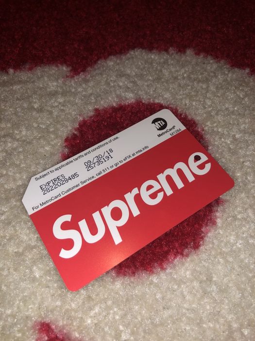 Supreme SUPREME x NYC MTA METRO CARD | Grailed