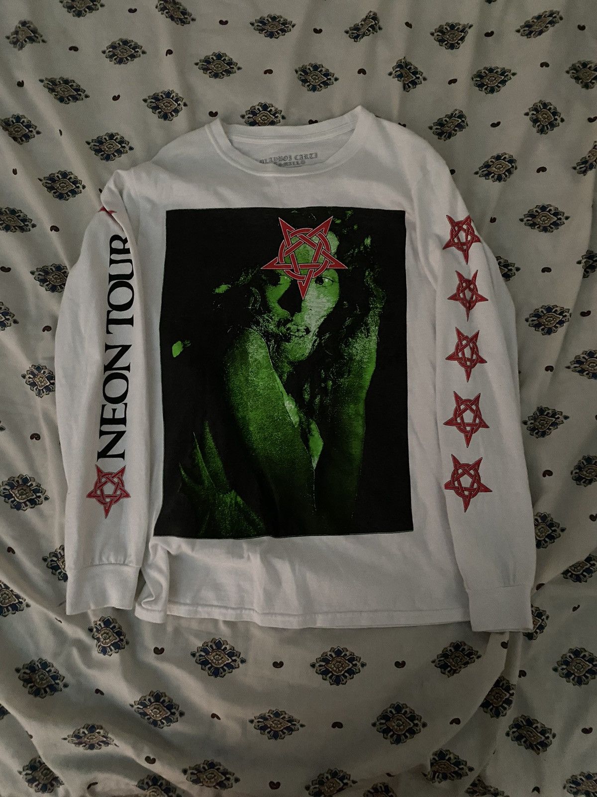 Playboi Carti Playboi Carti Neon Tour Pentagram L/S Tee sz Small | Grailed