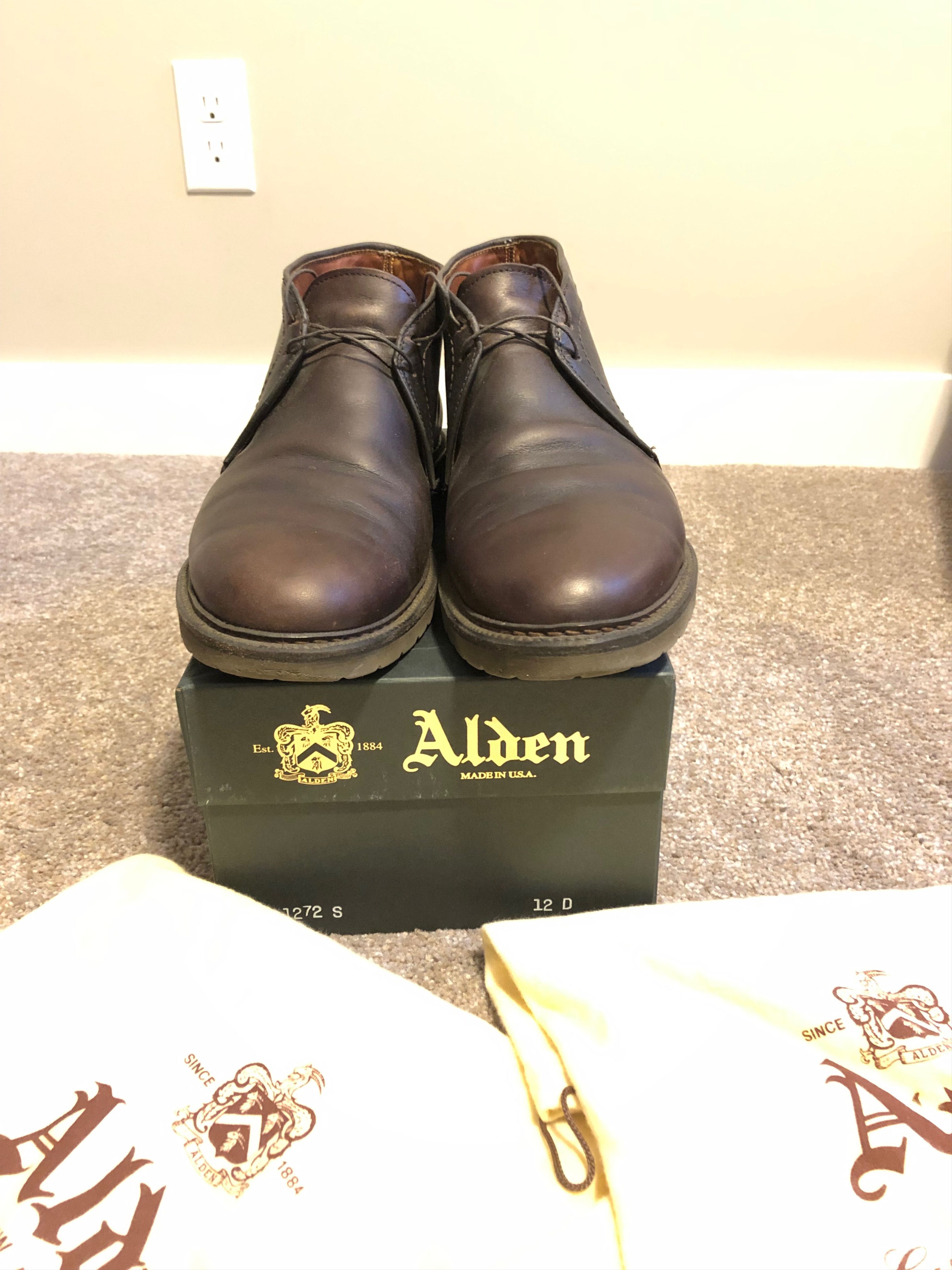 Alden Alden Chukka Boots in Dark Brown Kudu | Grailed