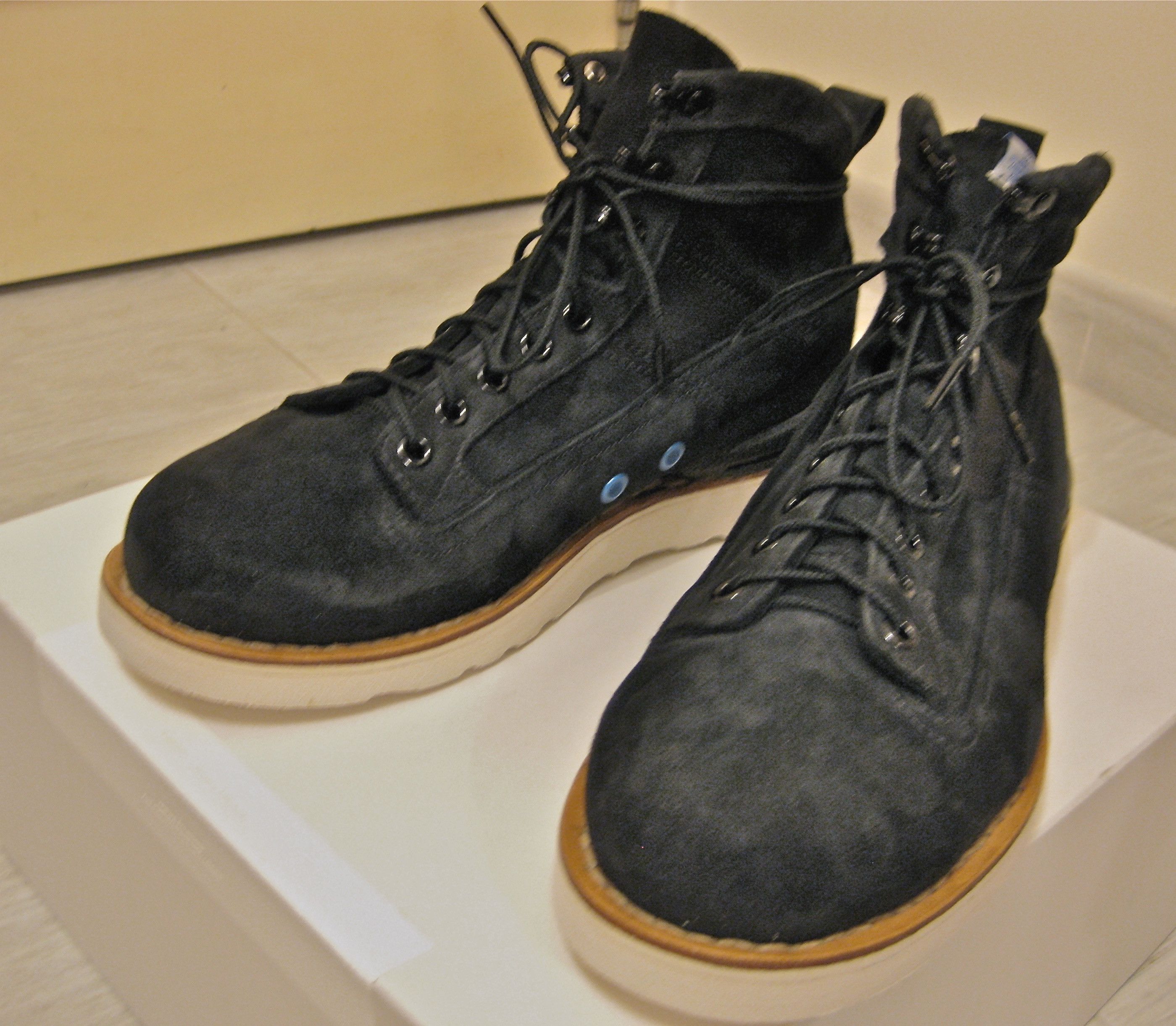 Visvim VISVIM BEARD BOOTS FOLK BLACK M9 CARBON FIBER | Grailed