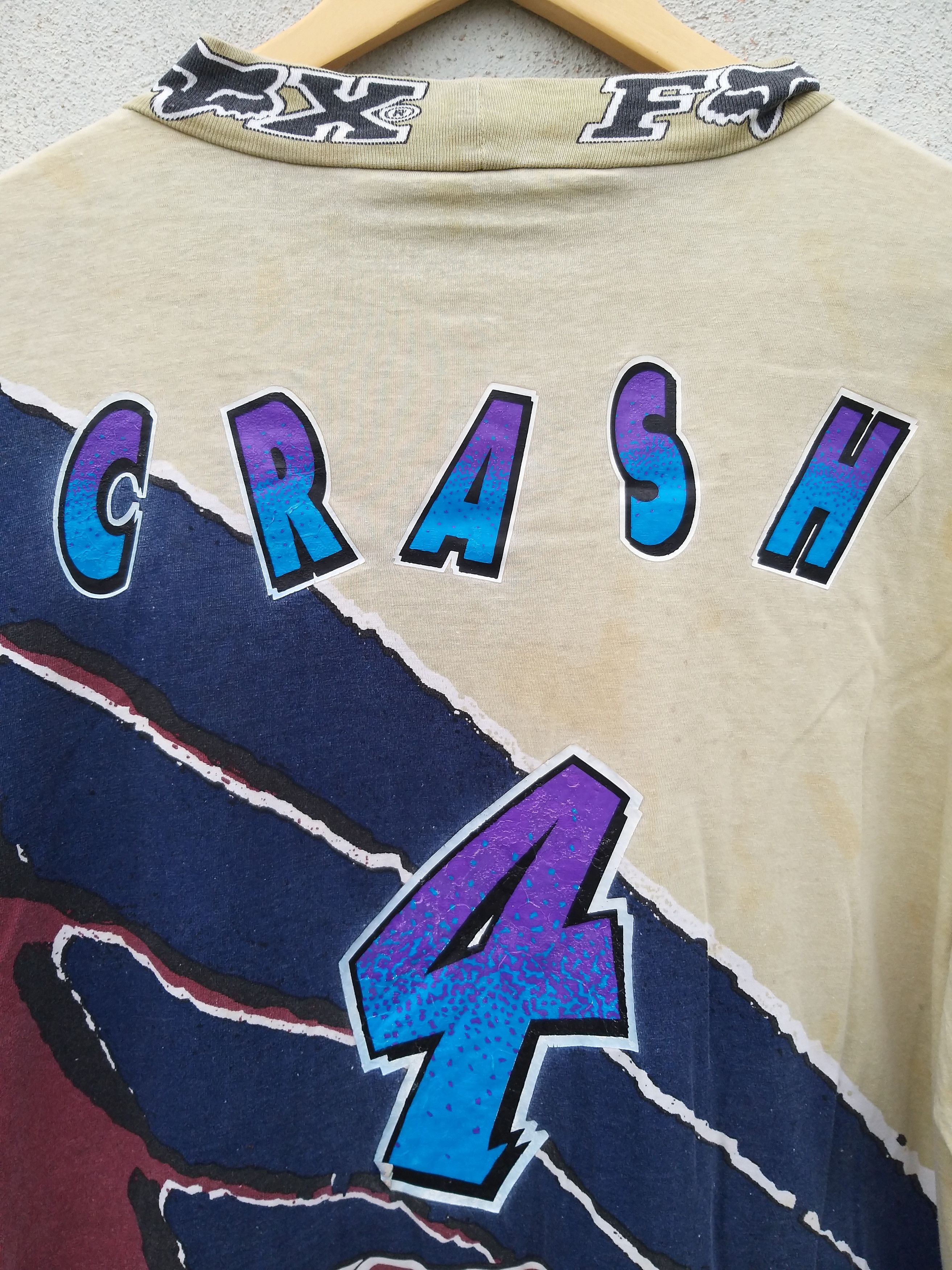 Fox Racing × Vintage VINTAGE 1995 FOX RACING HONDA RHUDE MOTOCROSS ...