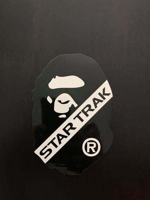 Bape BAPE x STAR TRAK sticker | Grailed