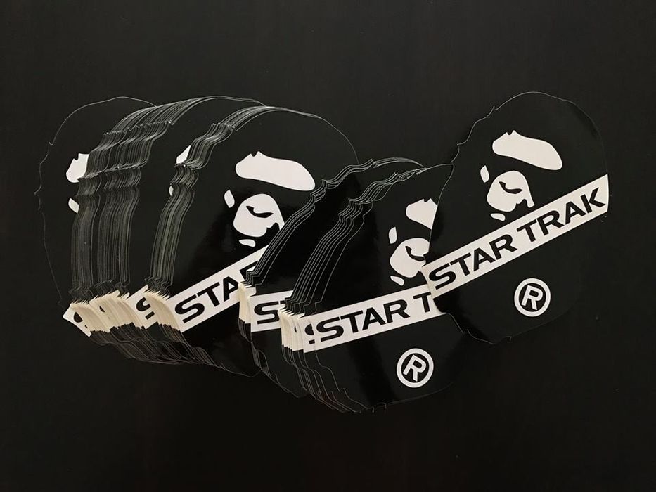 Bape BAPE x STAR TRAK sticker | Grailed