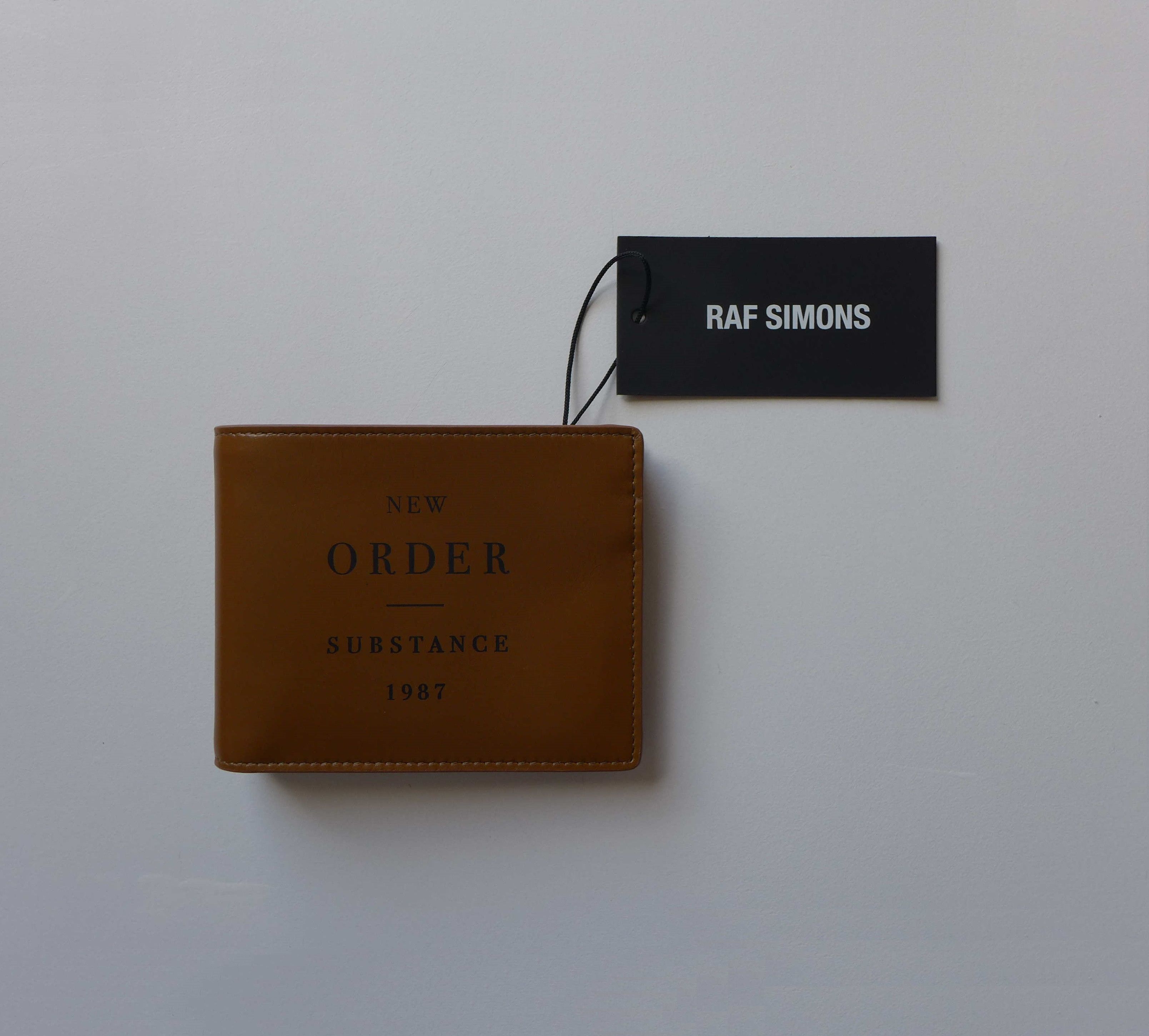 Raf Simons Raf Simons New Order Wallet - Brown Leather | Grailed