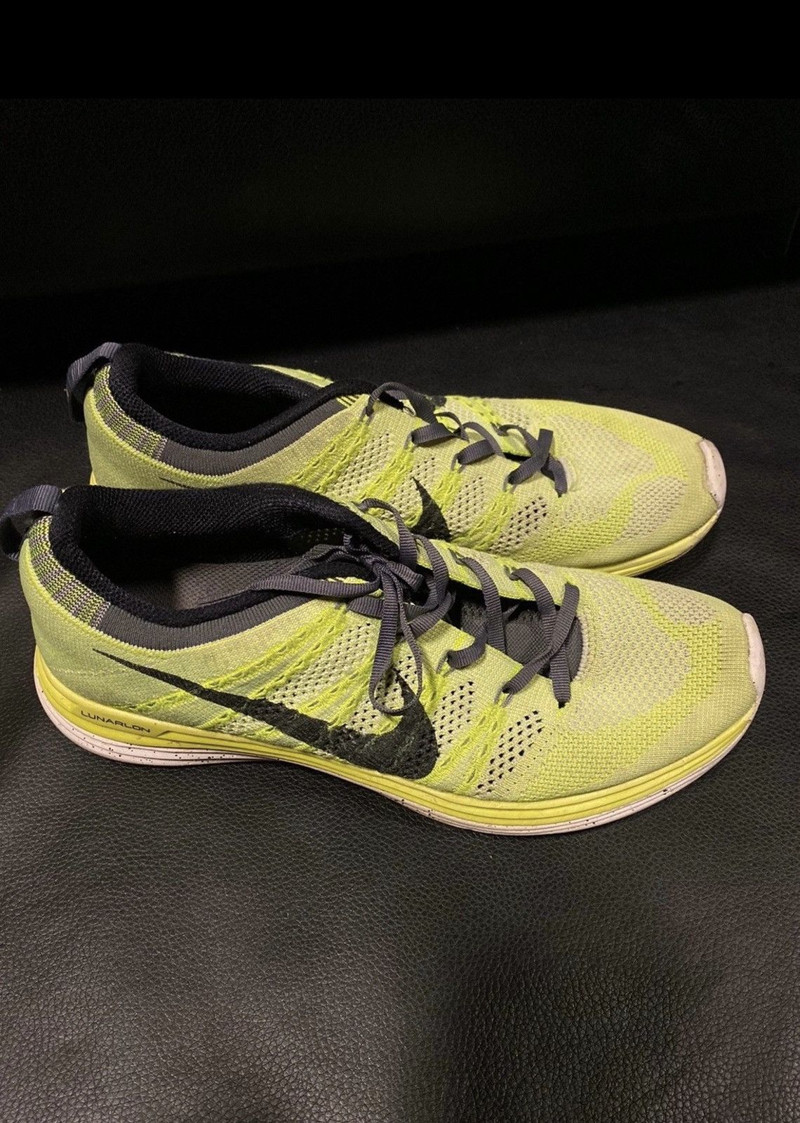 Nike Nike Flyknit Lunar1+ Volt | Black Travis Uzi Rare OG | Grailed