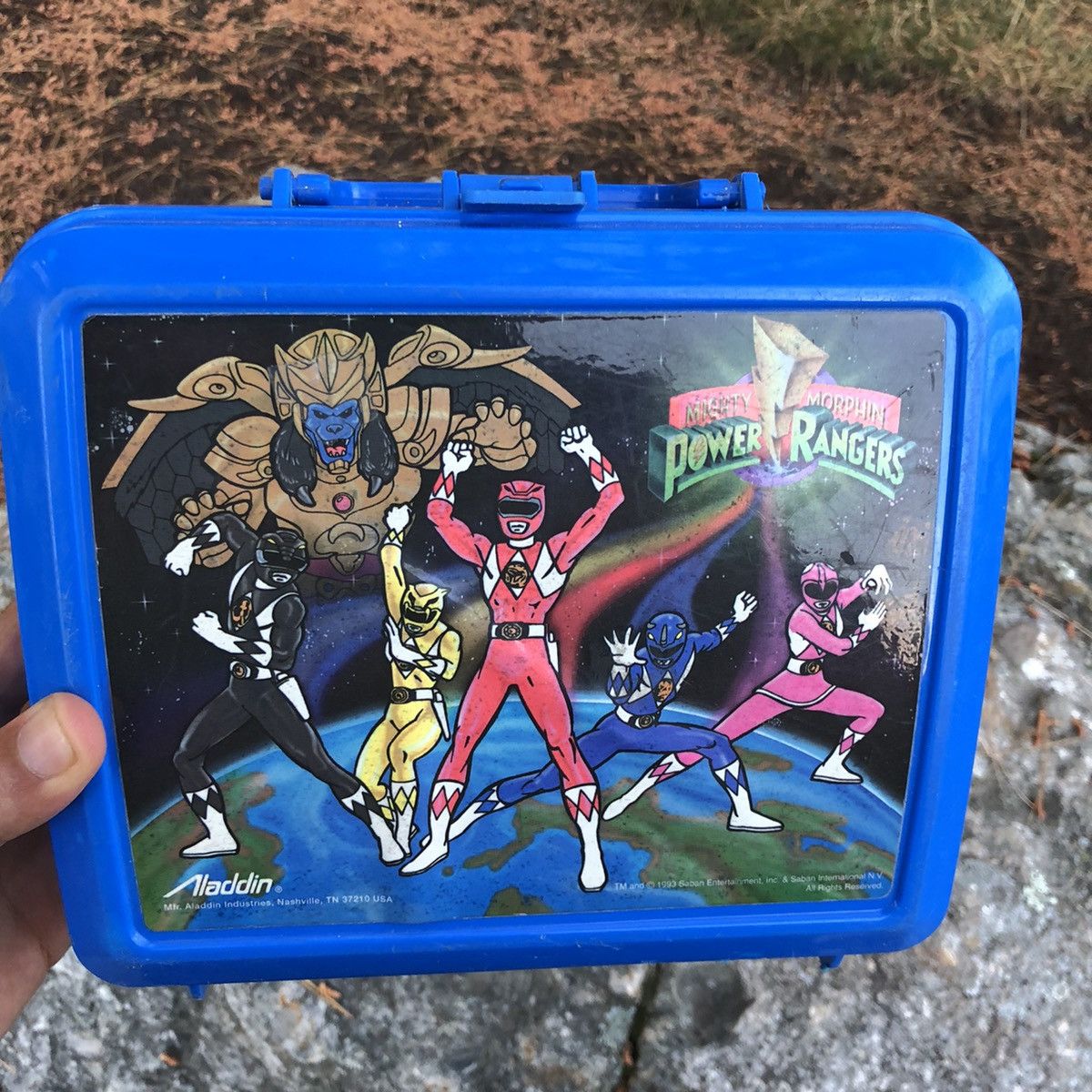 Vintage 1993 vintage Power Rangers lunchbox & thermos 90s Kid | Grailed