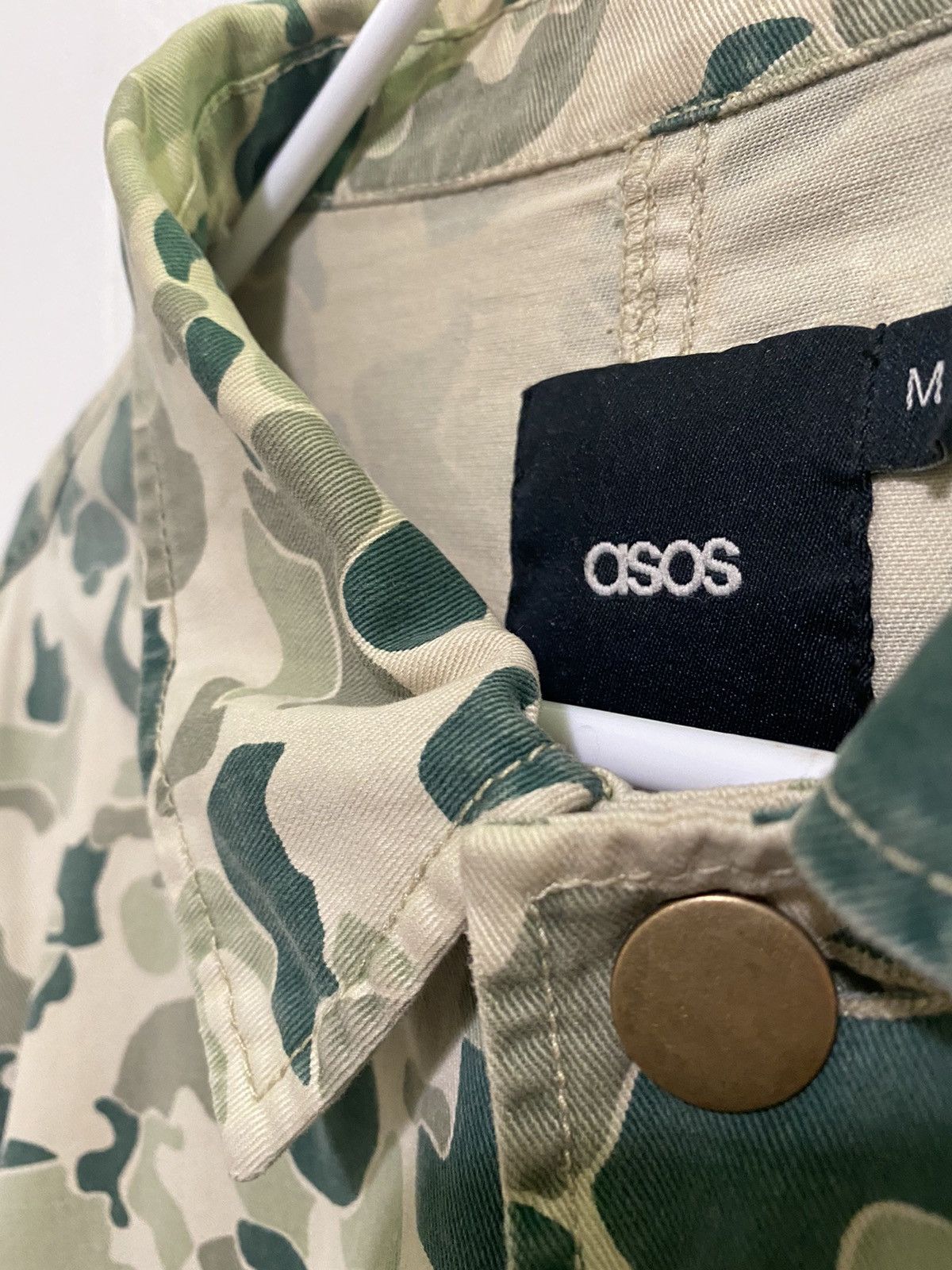 Asos Green Bape inspired camouflage light jacket | Grailed