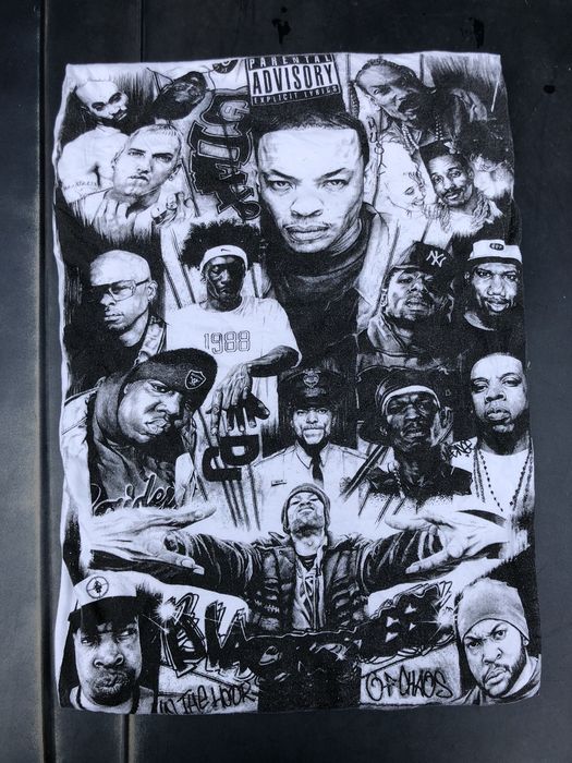 Vintage Late 90s Y2K Rap Mural Chuck D Eminem Dr Dre Snoop Dogg | Grailed