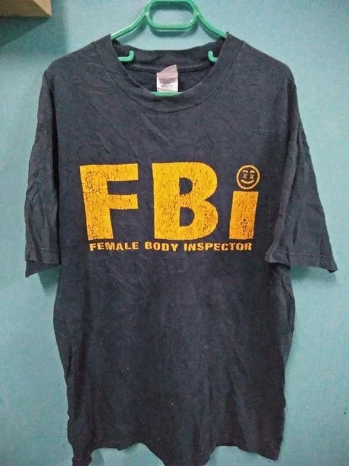 Vintage FINAL DROP🔥 90s FBI FEMALE BODY INSPECTOR TEE | Grailed
