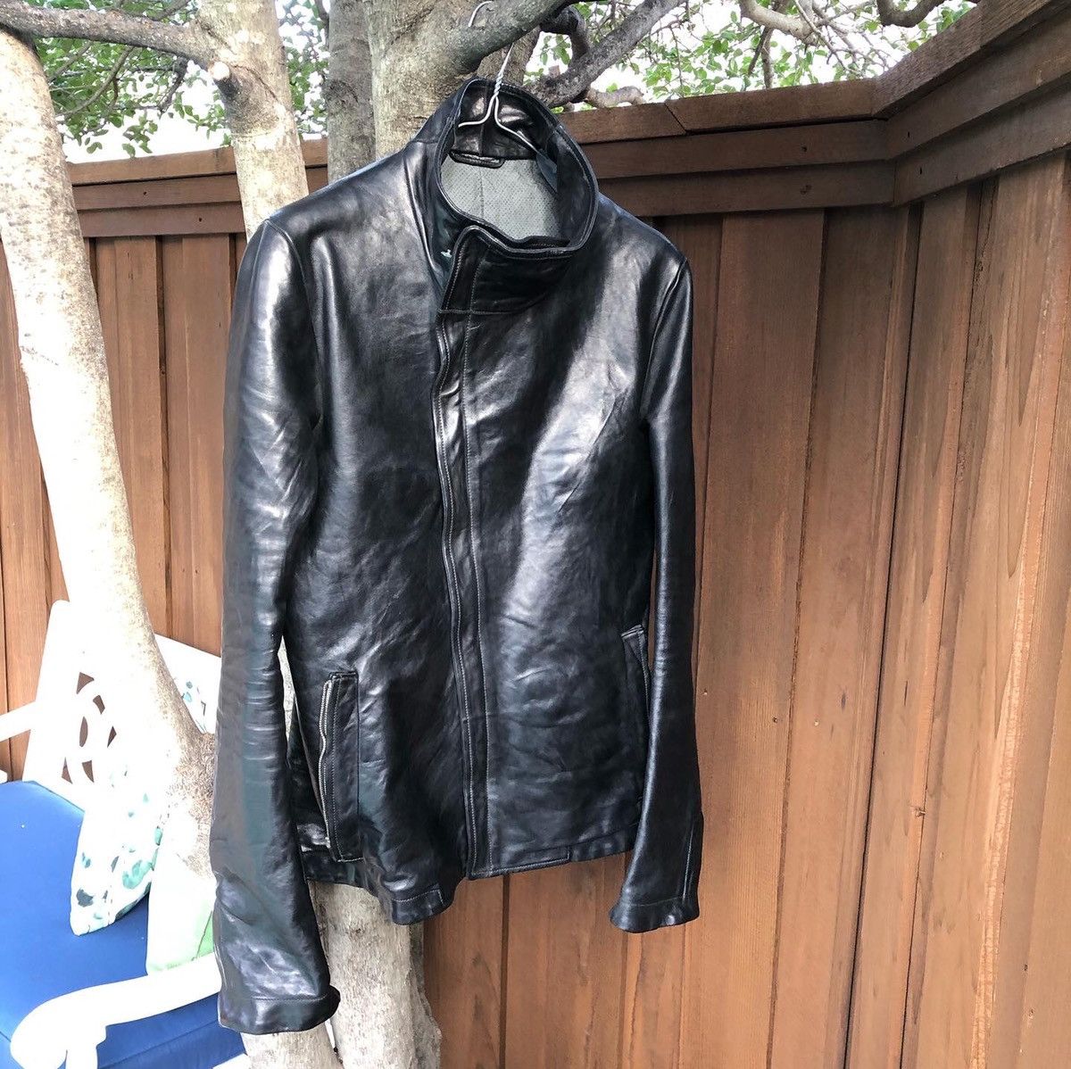 Carol Christian Poell CCP LM/2599 High Neck Leather Jacket CORS/PTC 10 ...