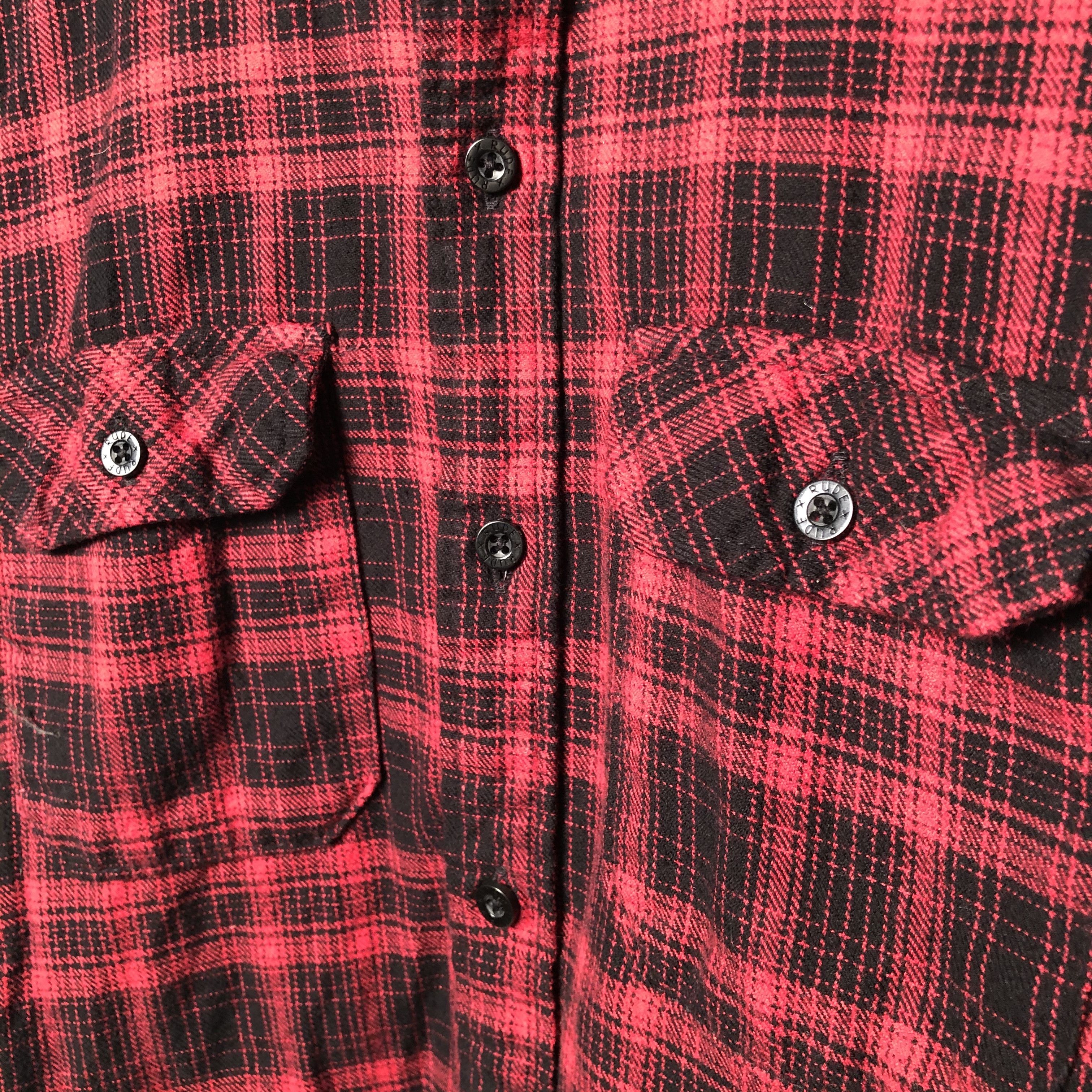 Rude (Hot Topic) Rude XS plaid flannel shirt | Grailed